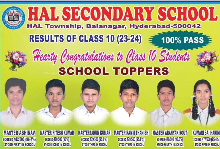 HAL SECONDARY SCHOOL – Hyderabad